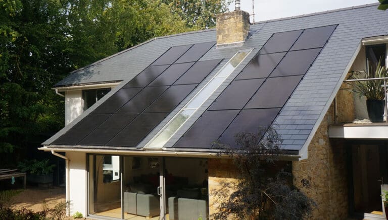 Black Solar Panel Installation in Heathfield by OHM Energy
